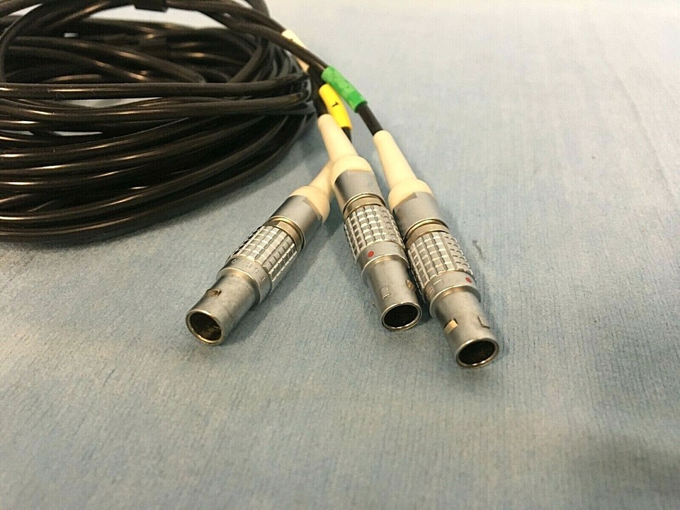 A3467 Redel Cable, Three LEMO Connectors, Green, Black, White. | eBay
