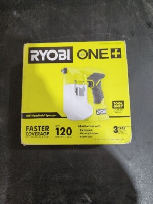 RYOBI 18V ONE+ Cordless Handheld Sprayer (Tool Only) Disinfectant ...