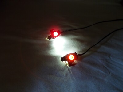 2 WHITE LED LIGHTS + RECTIFIER + RESISTOR 7/21V DC LGB LANTERNS EUROPEN ...