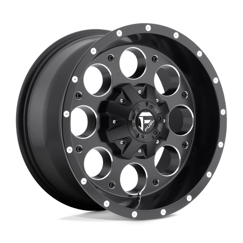 Fuel Revolver D525 15x8 -18 Matte Black Milled Wheel 5x114.3 5x120.7 ...
