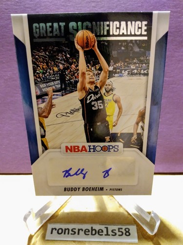 2024-25 Panini NBA Hoops RC Great Significance Auto Buddy Boeheim #GS ...