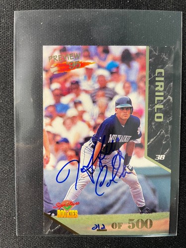 1995 Signature Rookies Old Judge - Preview '95 Aaron Fultz #13 ...