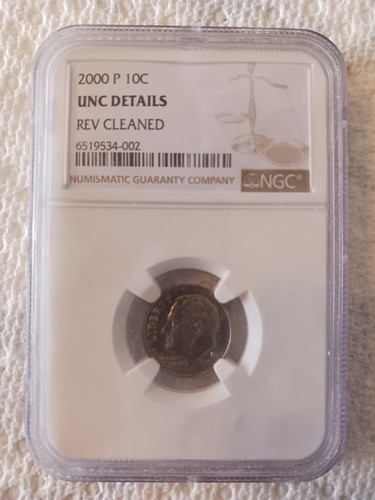 2000 P UNCIRCULATED DETAILS Dime NGC MISGRAGED | eBay