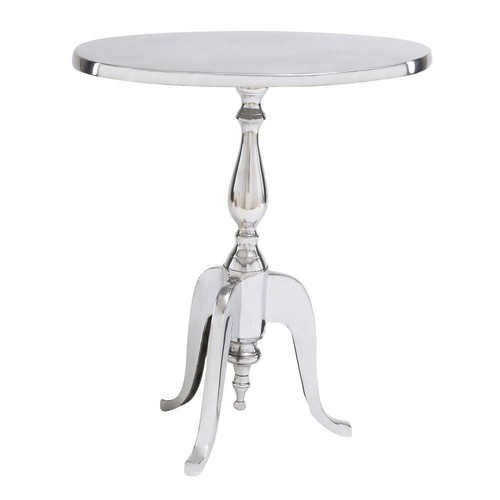Litton Lane Silver Aluminum Traditional Accent Table | eBay
