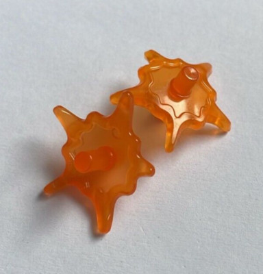 Lego Power Burst, Schild klein Transparent klares orange /35032f/ 2ST ...