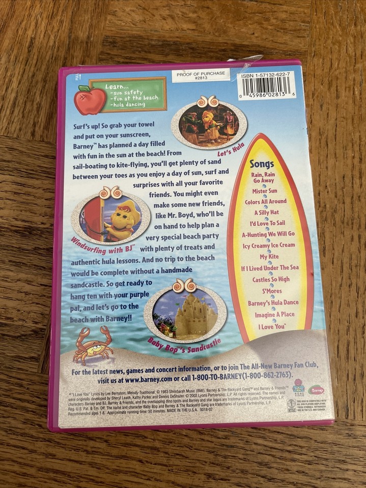 Barney Beach Party DVD 45986028136| eBay