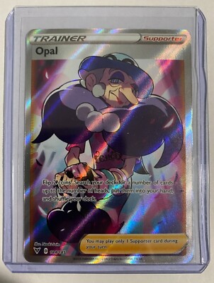 Opal 184/185 Full Art Ultra Rare Trainer Pokemon Vivid Voltage Near ...