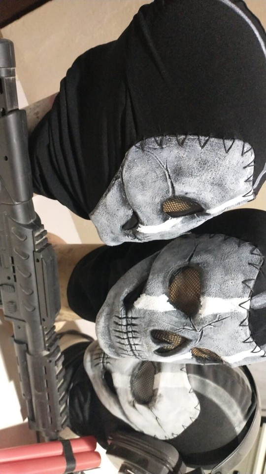 Mascara Ghost Call of Duty MODERN WARFARE COSPLAY mask tactic halloween ...