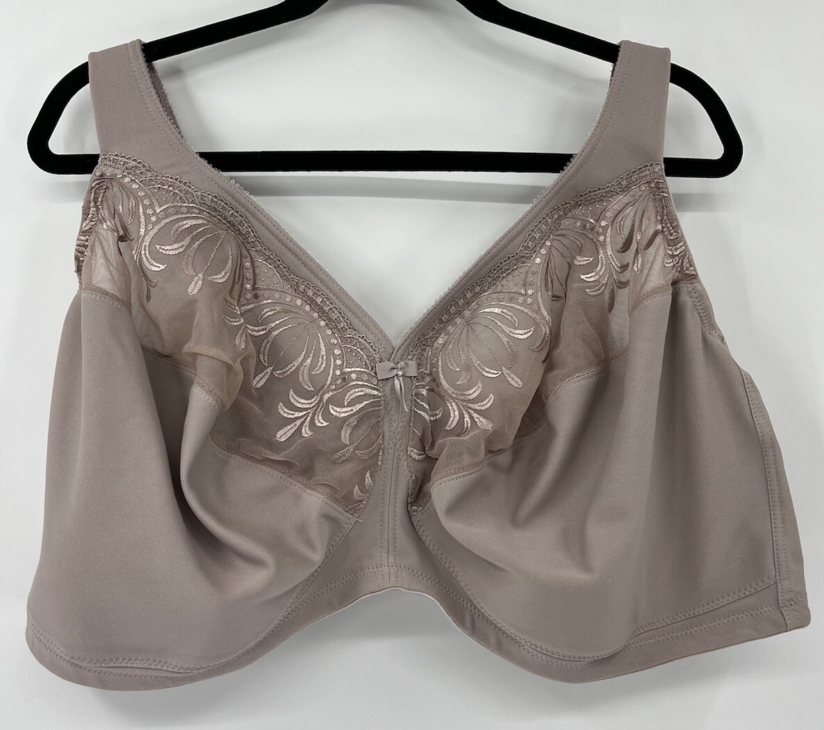 Glamorise Magic Lift Bra Size 54F Wireless Comfort Straps Unlined Full ...