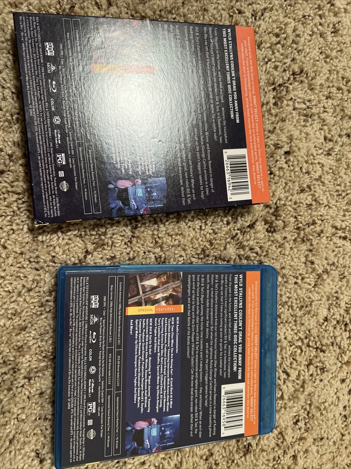 Bill & Ted's Most Excellent Collection Shout Factory Select Blu Ray Set ...