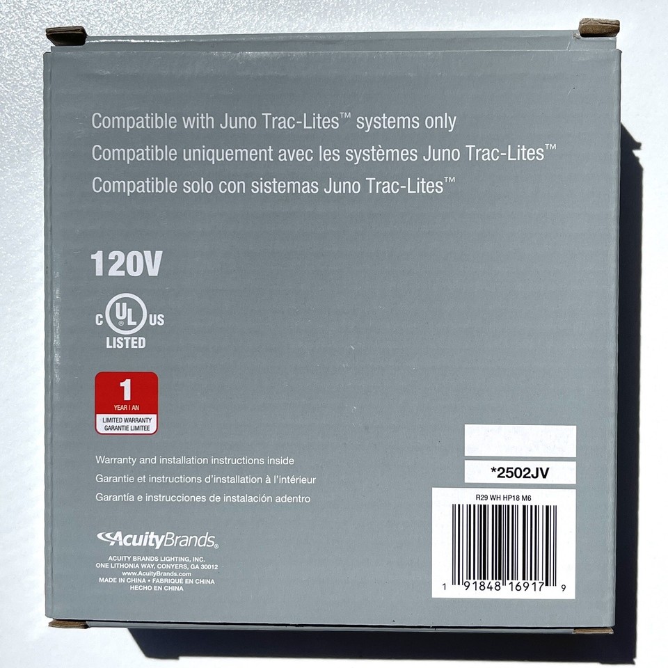 Floating Electric Feed White JUNO TRAC LITES R29 White 2502jv | eBay