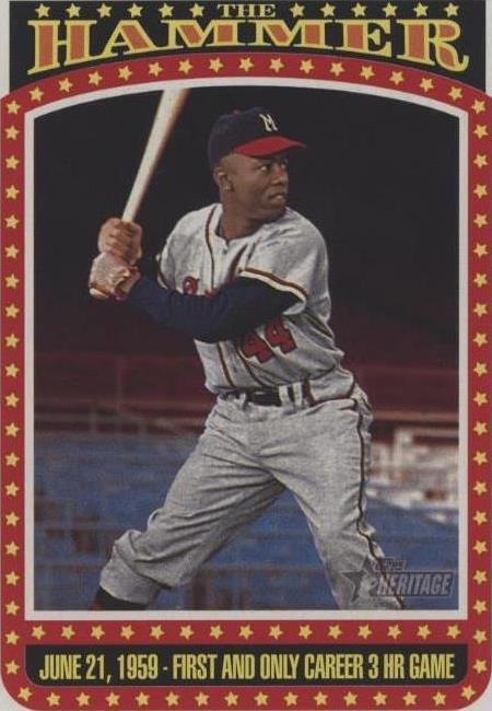 2023 Topps Heritage High Number - The Hammer Hank Aaron #TH-5 for sale ...