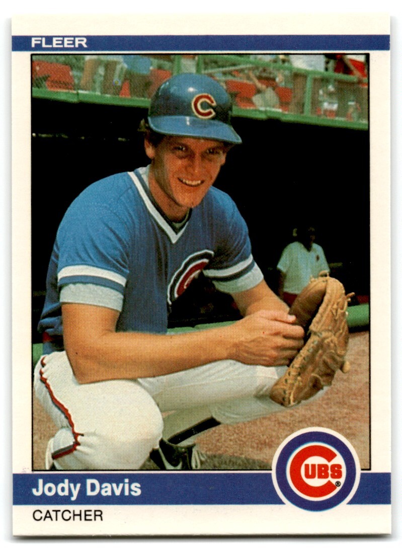 1984 Fleer Jody Davis Chicago Cubs #491 | eBay