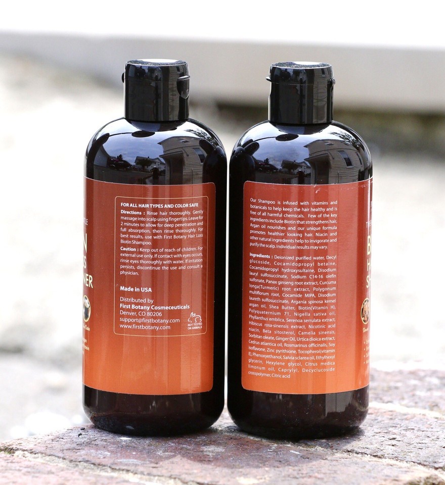 First Botany, Hair Growth Shampoo Conditioner Set - An Anti Hair Loss ...