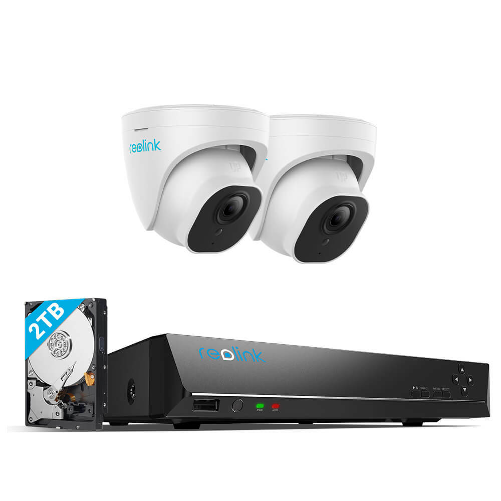 Reolink 8CH NVR 5MP PoE Security Camera System Home CCTV Surveillance ...