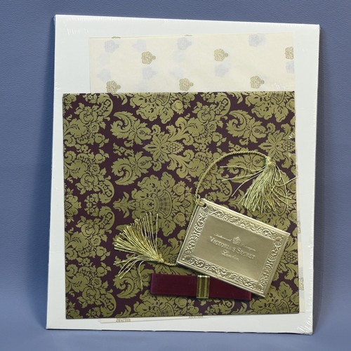 Victoria's Secret London Purveyors Gift Box Paper Card & Ribbon Gold ...