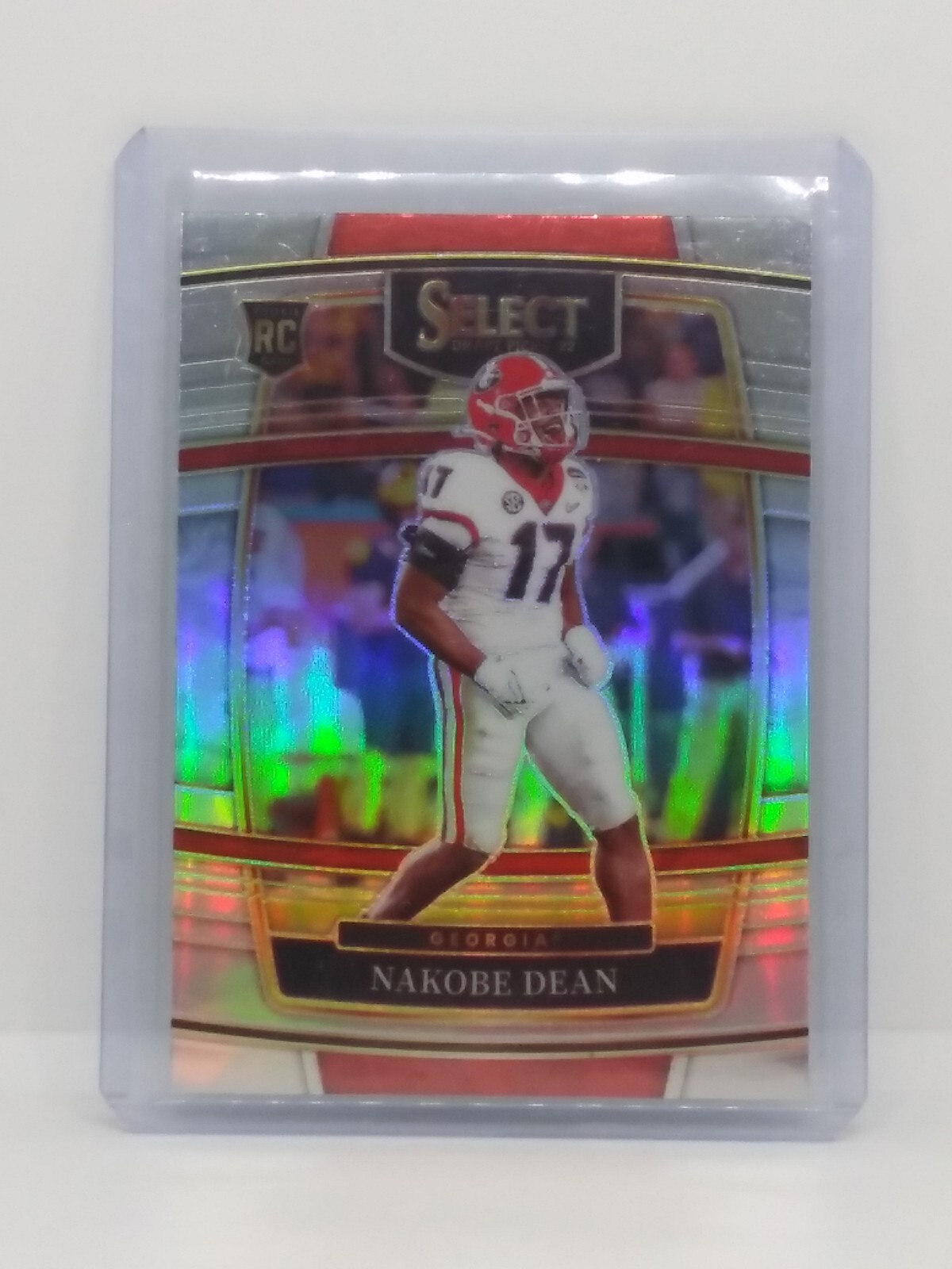 2022 Panini Select Draft Picks Nakobe Dean Concourse Silver Prizm No ...