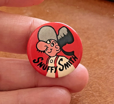 Snuffy Smith Pin 1" Comic Pinback Button KFS King Features Syndicate | eBay