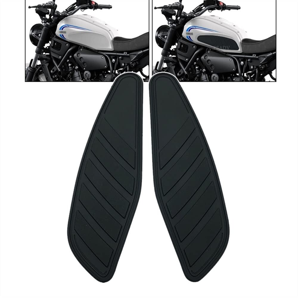 Black Tank Pad With Blue Logo Motorcycle Tank Protector Motorcycle Gas ...