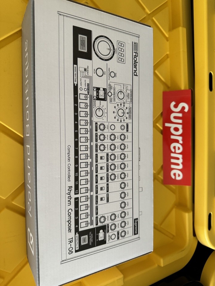 Supreme X roland tr-08 rhythm composer white Brand New | eBay
