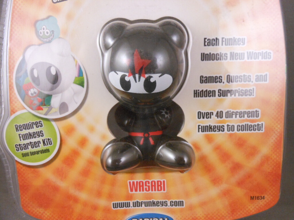 New Rare Radica UB Funkeys WASABI Ninja Mattel Unlock A World Of Games ...