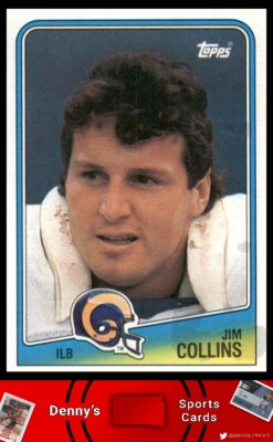 1988 Topps #296 Jim Collins Los Angeles Rams Football Card | eBay