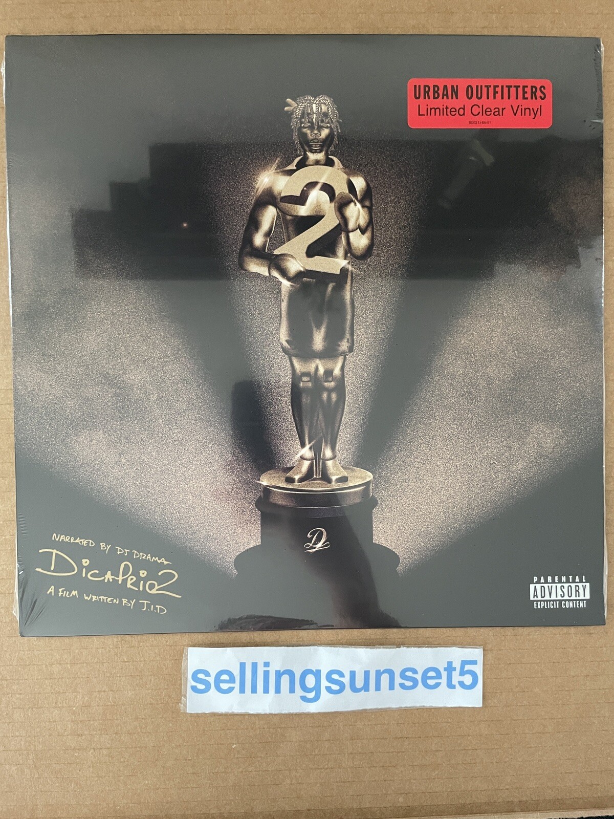 J.I.D. DiCaprio 2 Clear Vinyl LP Exclusive Urban Outfitters LE X/1500 ...