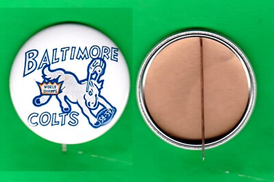 1958 1959 STYLE Baltimore COLTS World CHAMPIONS RP Banner PIN 2-1/4" | eBay