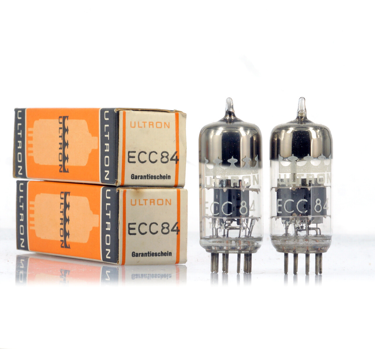 ONE ECC84/6CW7 ULTRON TELEFUNKEN NOS Tube Valvola Valve Valvula 진공관 真空管 ...