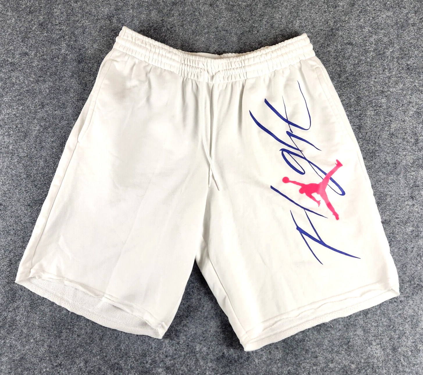 Nike Air Jordan White Flight Script Logo Drawstring S… - Gem