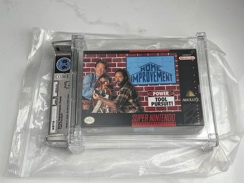 Home Improvement Super Nintendo SNES Factory Sealed Brand New WATA 9.0 ...