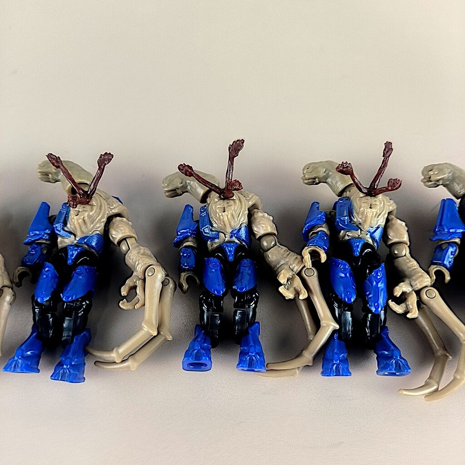 5Pcs Mega Construx Halo 2 Flood Combat Form Covenant Elite (Dark Blue ...