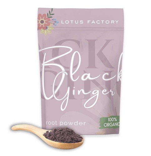 Organic Black Ginger Powder • Kaempferia Parviflora • Thailand Kra-Chai ...