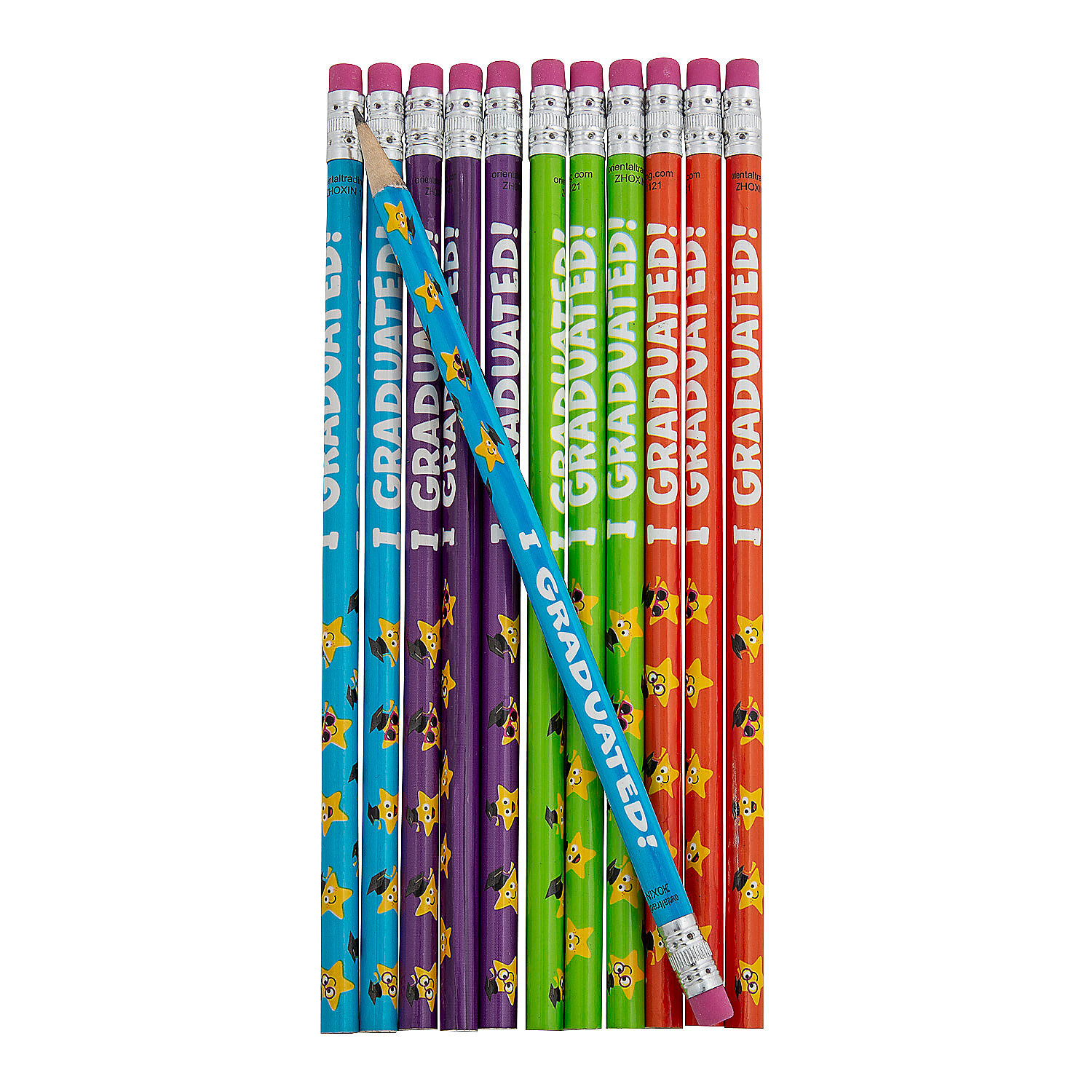 TKM Creativity I Graduated Pencils Graduation Stationery 24 Pieces TC45213
