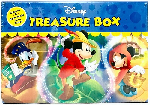 Disney Press Mickey & Friends Disney Treasure Box With 4 Board Books ...