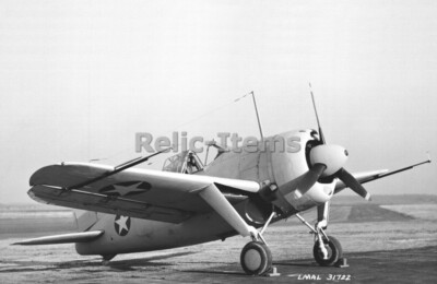 WW2 Picture Photo American F2A-2 Buffalo fighter at rest 1943 1665 | eBay