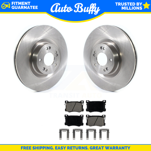 [Front] Disc Brake Rotor & Ceramic Pad Kit For Hyundai Genesis G80 Kia ...