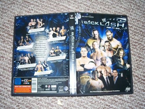 WWE Wrestling DVD Backlash 2007 deutsch WWF wXw DWA GWF WCW TNA NWA ...