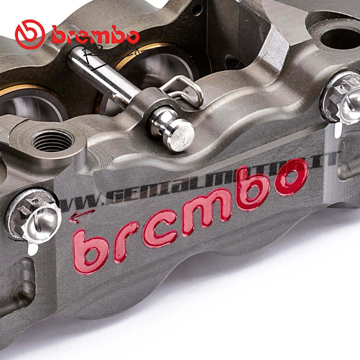 Front radial brake pliers Brembo Racing right CNC P4-32/36 titanium ...