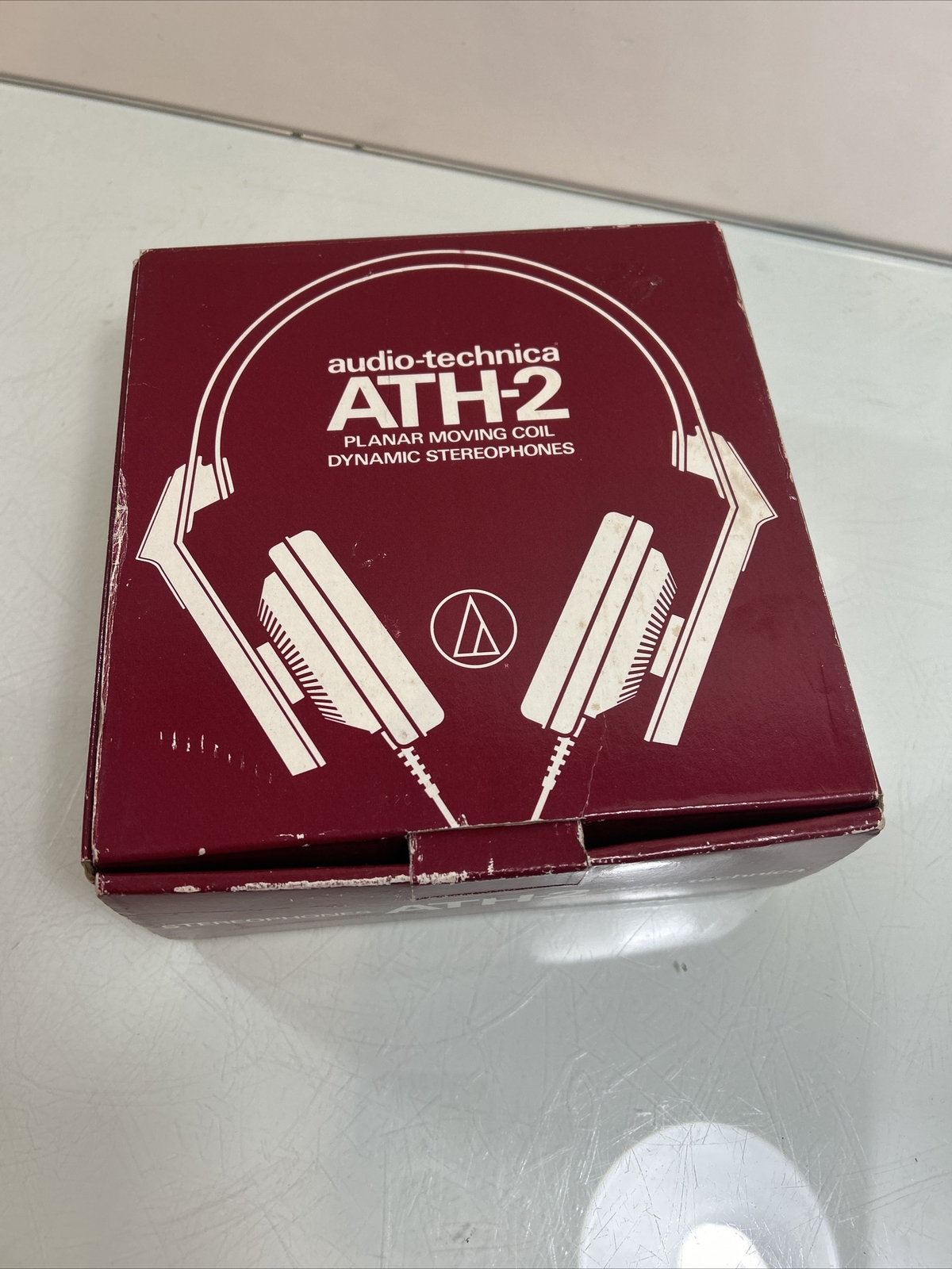 Vintage Audio Technica ATH-2 Brown Headphones Original Box Instructions ...