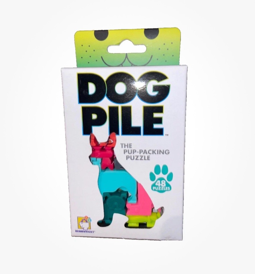 Brainwright Dog Pile The Pup Packing Puzzle Game Multi-colored, 5" | eBay