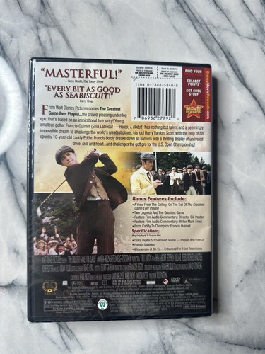 Walt Disney's The Greatest Game Ever Played NEW Movie on DVD w/ Shia ...