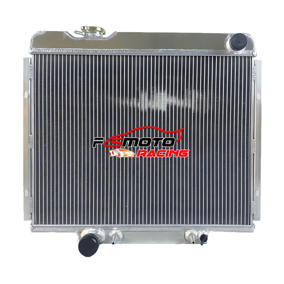 For 1965-1966 Ford Custom Galaxie 500 LTD Comet AT Aluminum Radiator | eBay