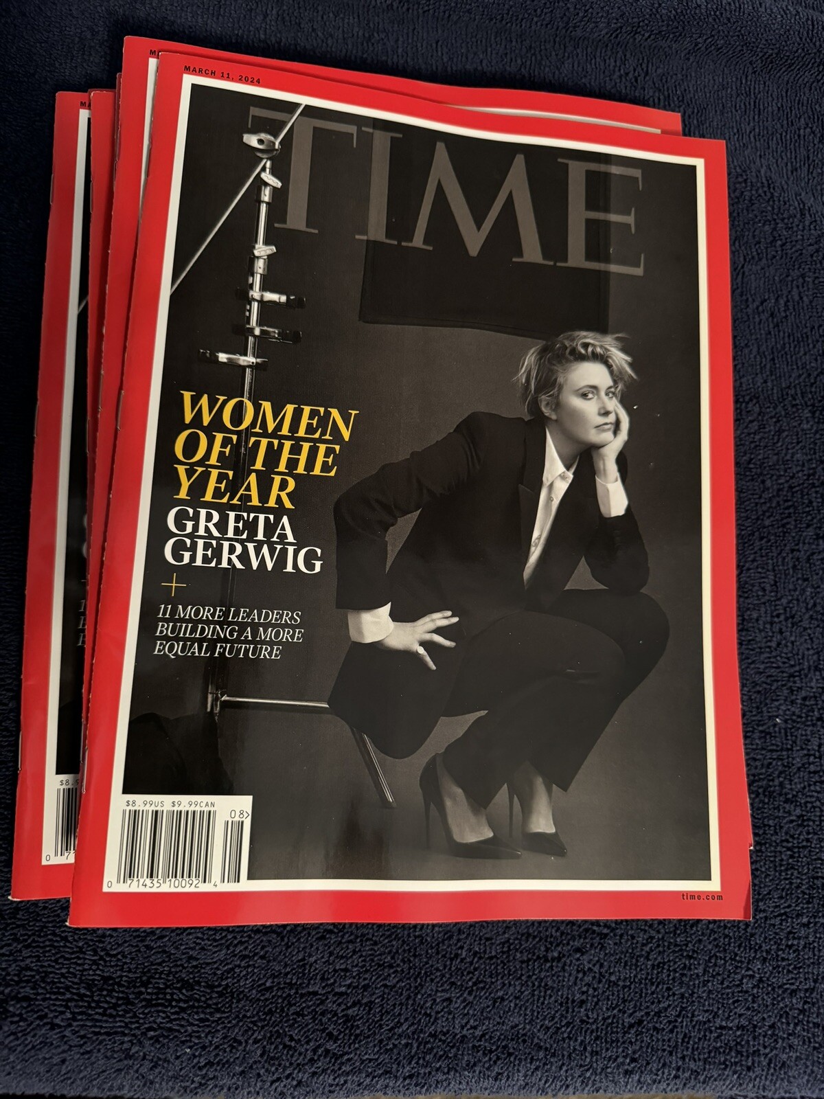 Greta Gerwig March 11 2024 3/11/24 Time Magazine Woman Of The Year ...