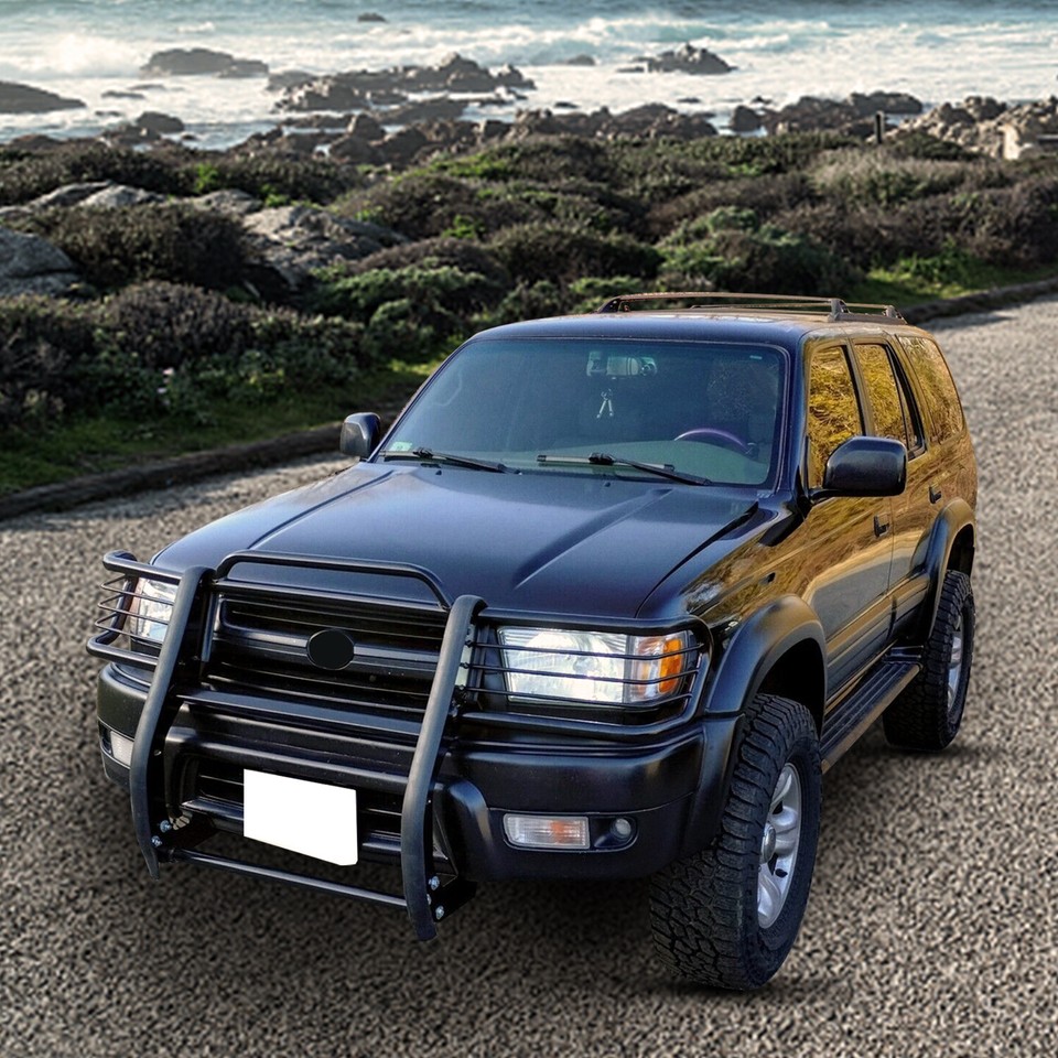 Power Coated Steel Bumper Grille Brush Guard Push Bar For Toyota ...