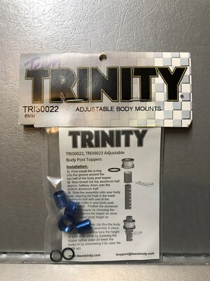 Trinity Rc Car Truck 6mm Adjustable Body Mount Post Toppers Blue ...