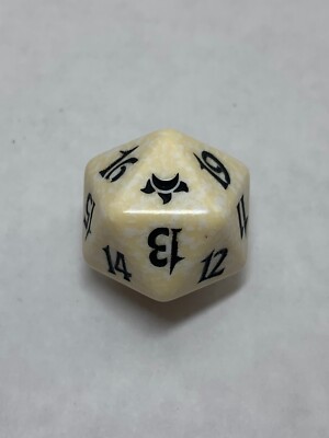 White Eventide Spindown Life Counter D20 Dice MTG Magic: the Gathering ...