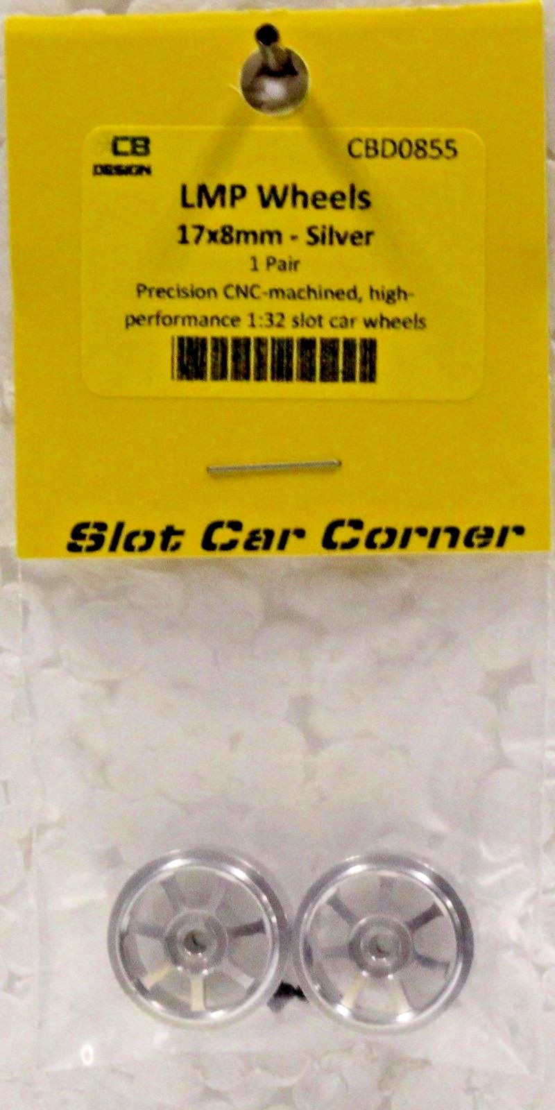 CB Design CBD0855 LMP Wheels 17x8mm (Silver) 1:32 Slot Car Part | eBay