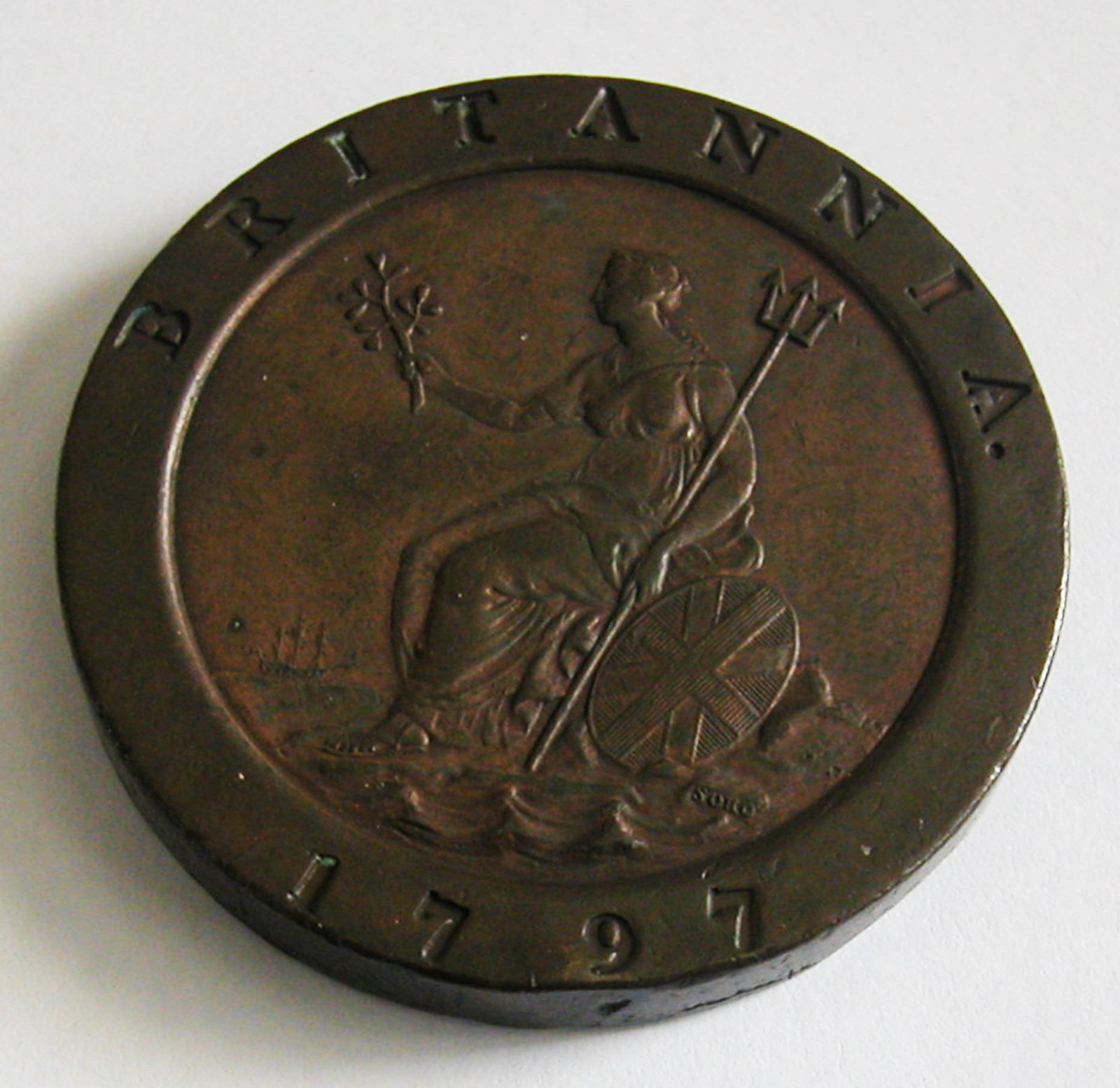 U.K -Great Britain Soho Cartwheel 2 Pence 1797-KM # 619, NGC - AU | eBay