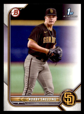 2022 Bowman Draft Robby Snelling card #BD-82 San Diego Padres | eBay